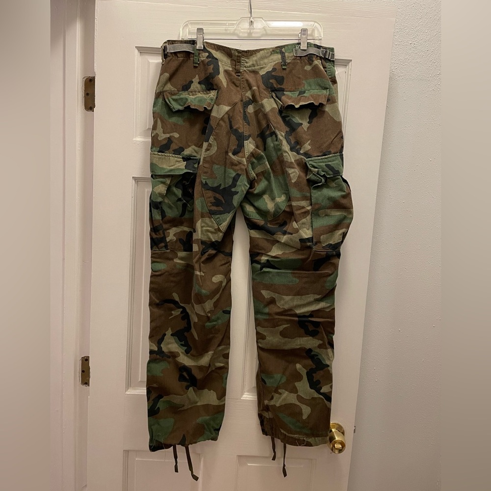 Us Army Bdu Pants, Woodland Camo Pattern. Waist 31” T… - Gem